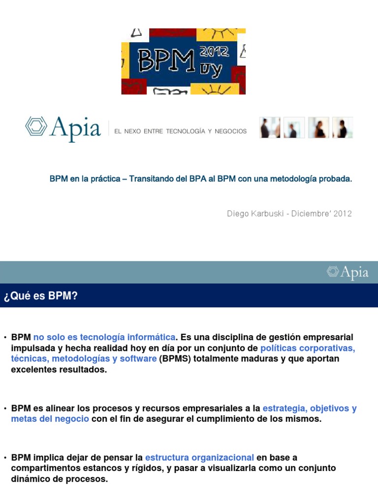 Transición de BPA a BPM: Metodología Efectiva | PDF | Business ...
