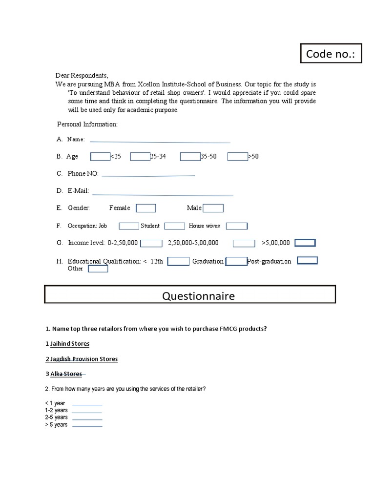 Code No.:: Name | PDF | Retail | Business Economics