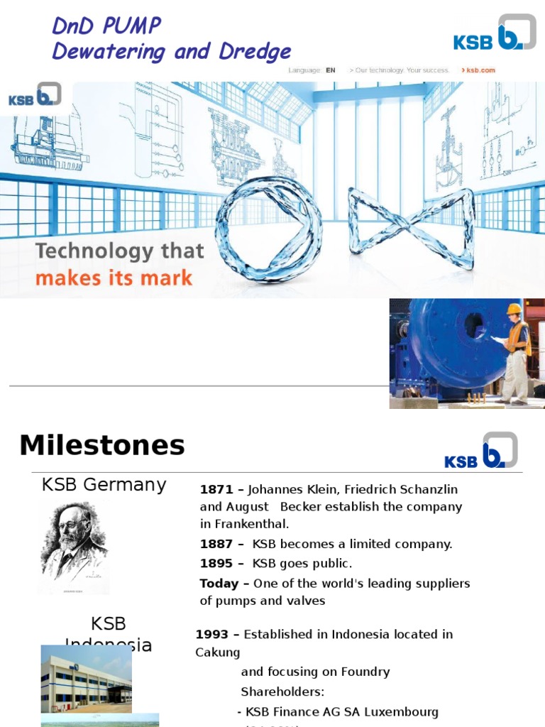 Presentasi DND KSB | PDF | Pump | Hydraulic Engineering