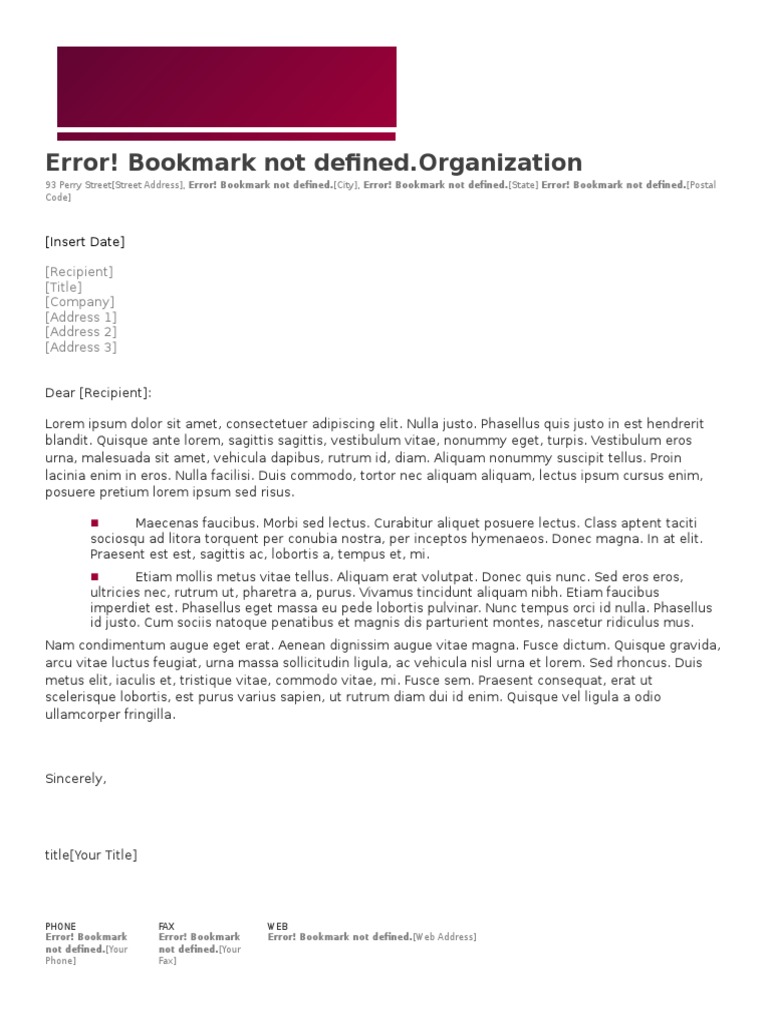 Placeholder Document Template | PDF | Business