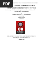 Project Report On Airlines Reservation System | PDF | Java (Programming ...