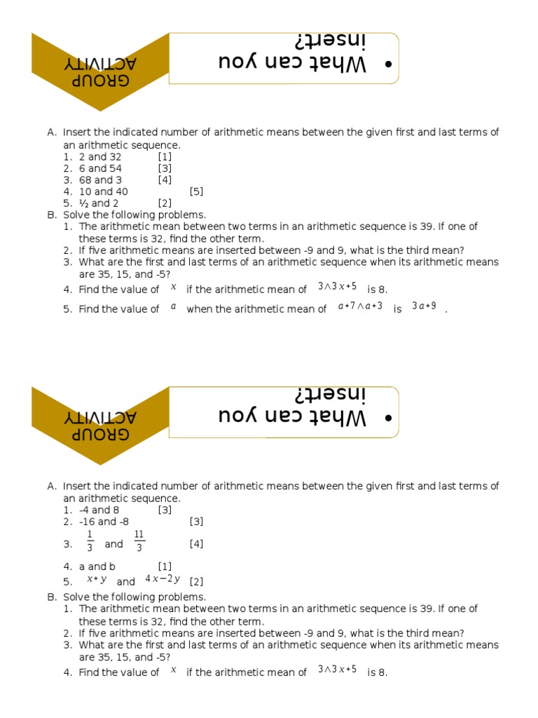 Arithmetic Mean | PDF | Teaching Methods & Materials | Computers