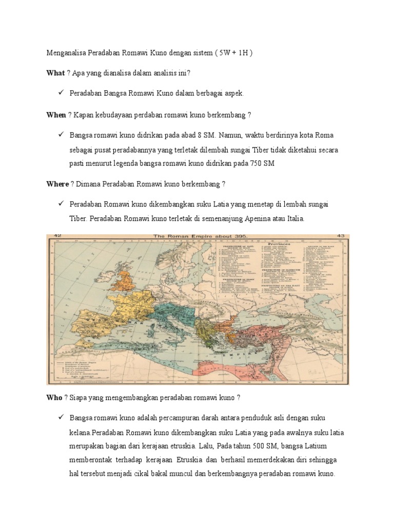 Analisis Peradaban Romawi Kuno | PDF