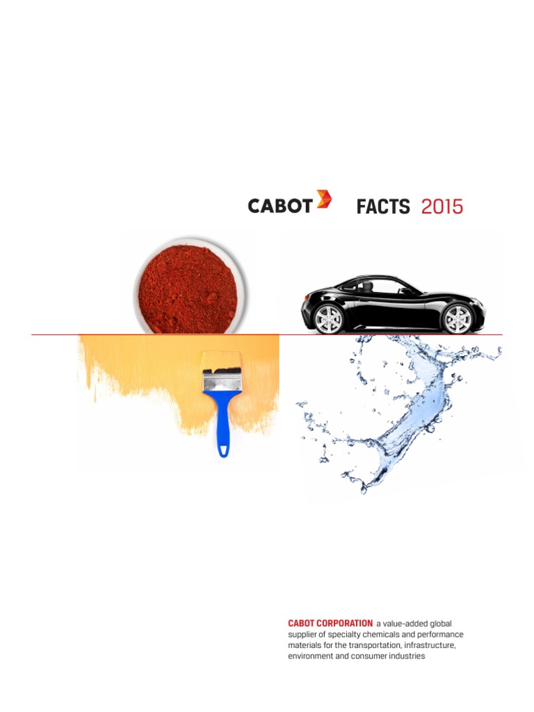 Cabot Corporation Fact Book | PDF | Innovation | Sustainable Business