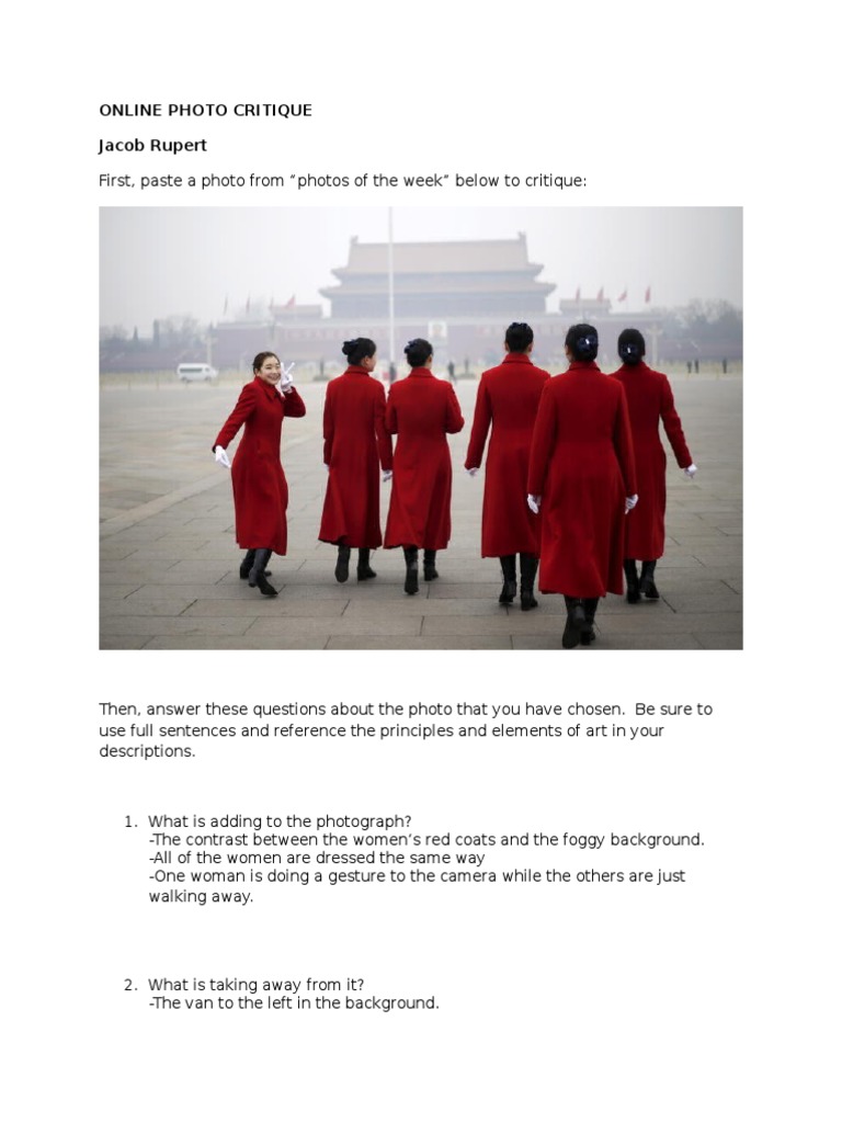 Online Photo Critique | PDF