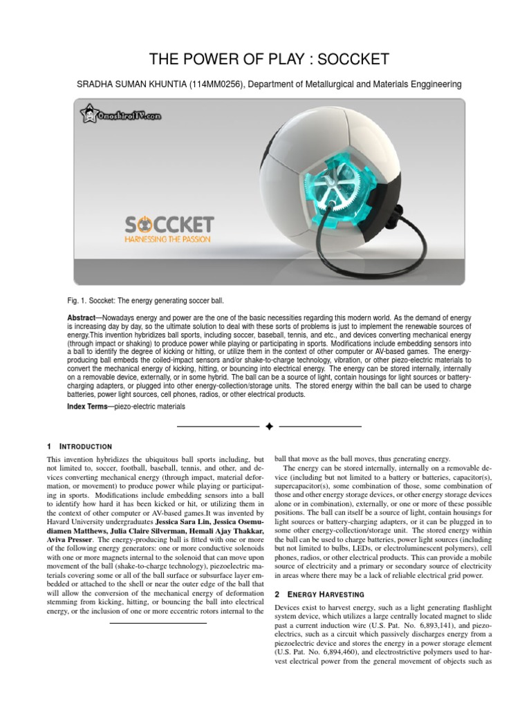 Socket | PDF | Energy Storage | Electricity