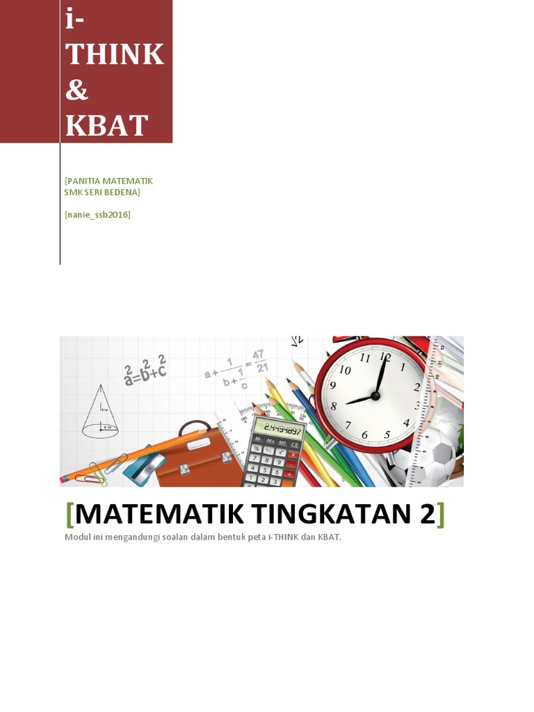 Latihan Ithink and Kbat Math Form 2 | PDF