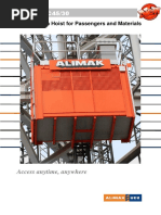 Alimak Scando 450 en | PDF | Stainless Steel | Car