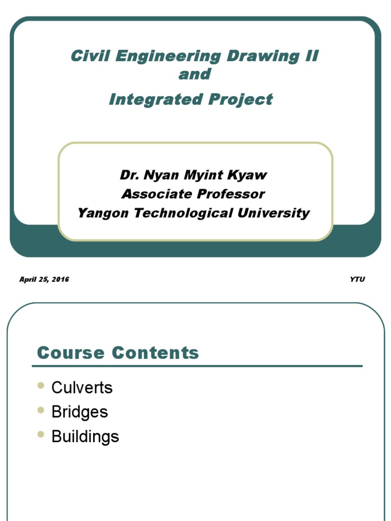 Civil Engineering Drawings Overview | PDF