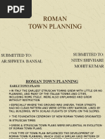 Roman Urban Planning and City Layout | PDF | Ancient Rome | Roman Empire
