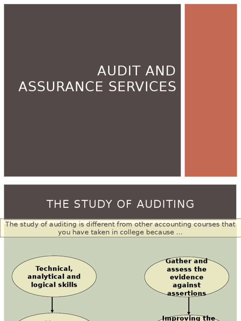 Audit and Assurance Services | Audit | Accounting