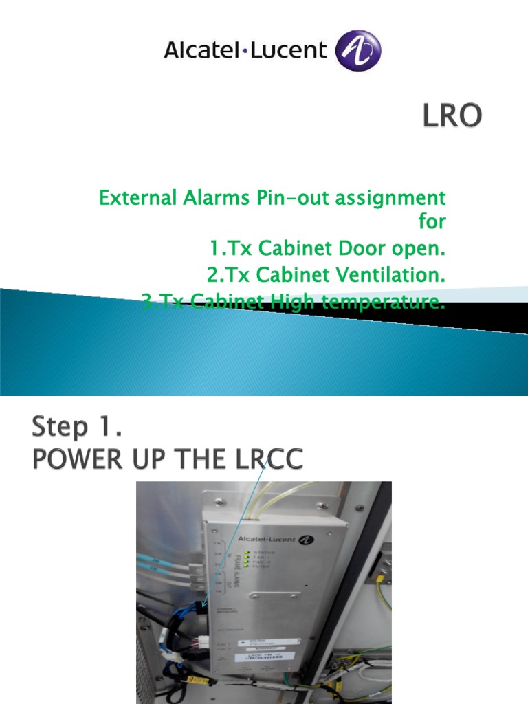 Lro - External Alarms | PDF
