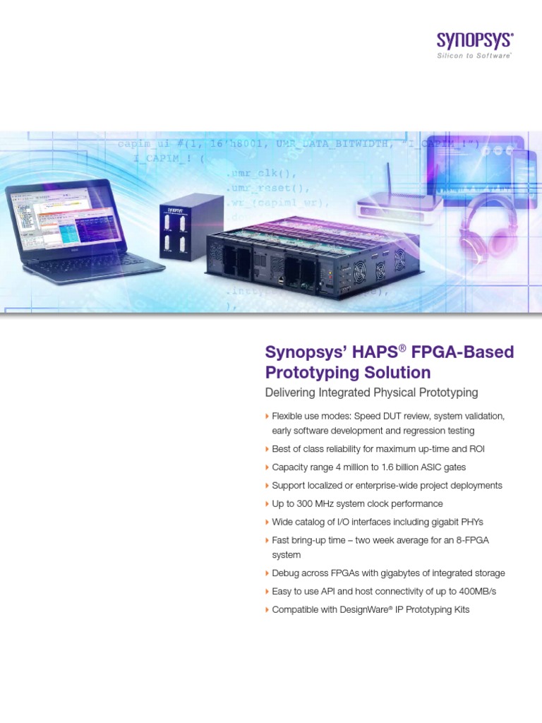 Haps 80 Brochure | Field Programmable Gate Array | System On A Chip
