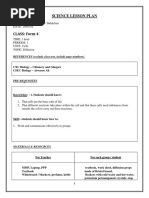 Sound Energy Lesson Plan | PDF | Sound | Lesson Plan