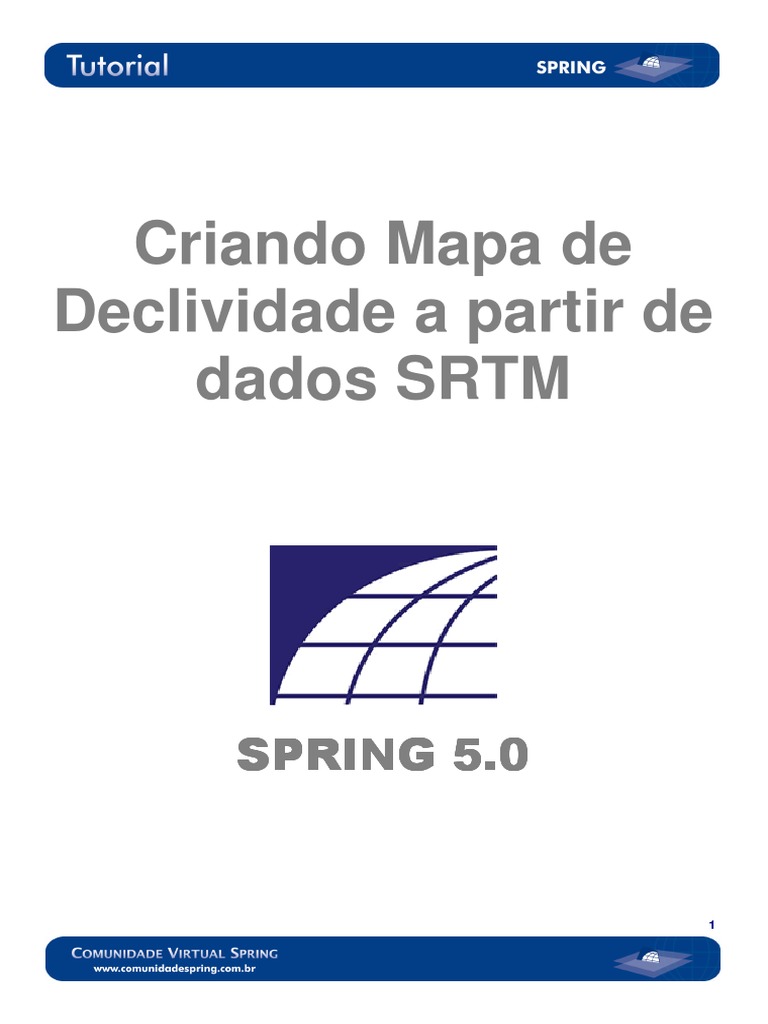 Tutorial Declividade SRTM Pelo Spring | Download grátis PDF | Nasa ...