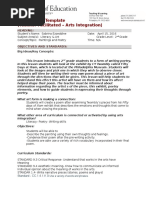 Lesson Plan Art | PDF | Curriculum | Lesson Plan