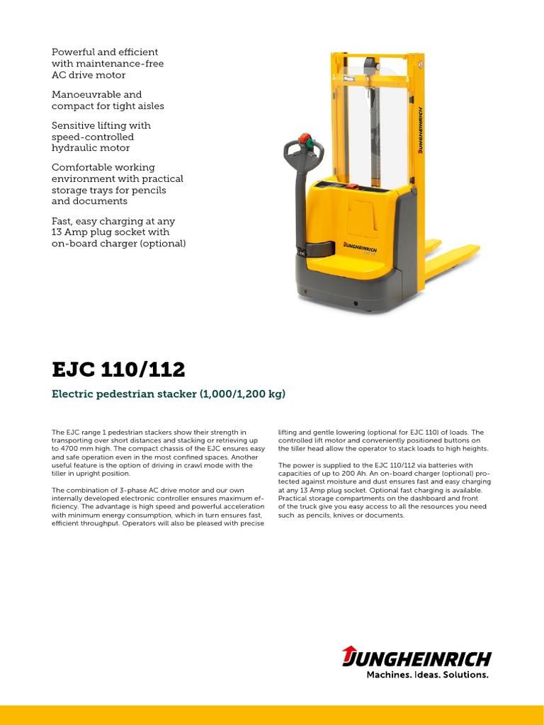EJC 110 112 Data Sheet | PDF | Battery Charger | Battery (Electricity)