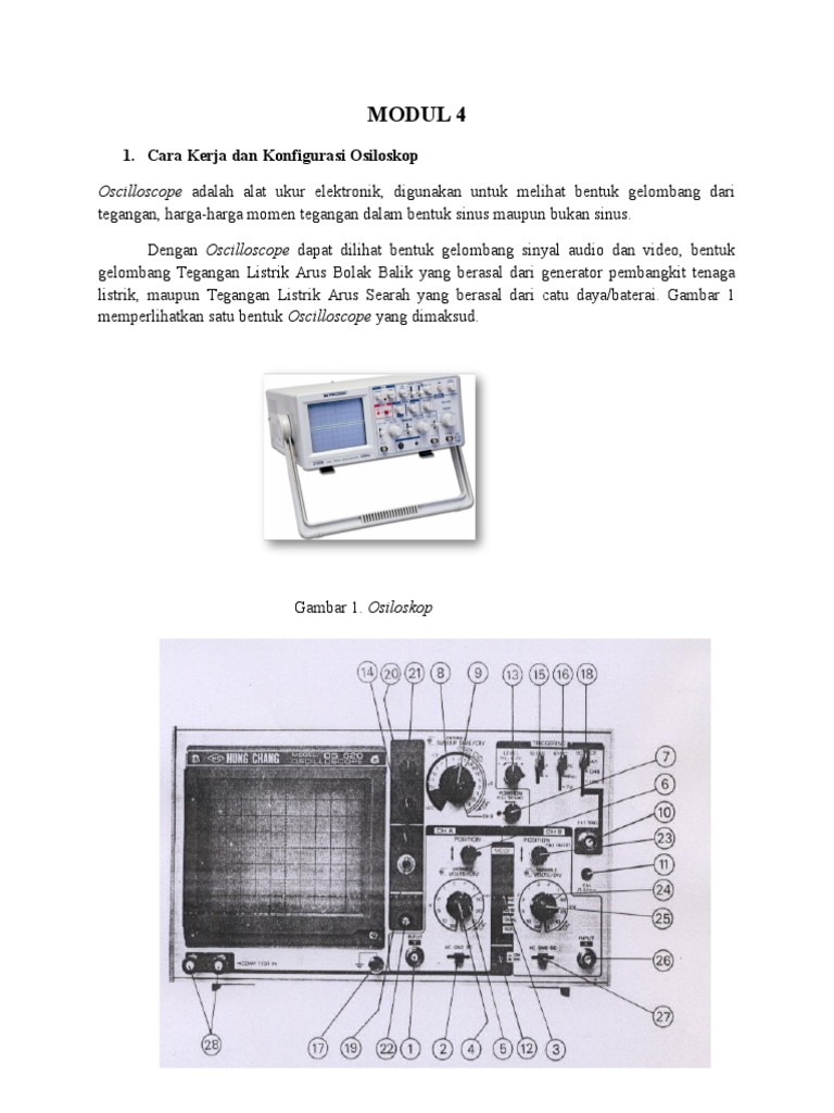 Modul Osiloskop | PDF