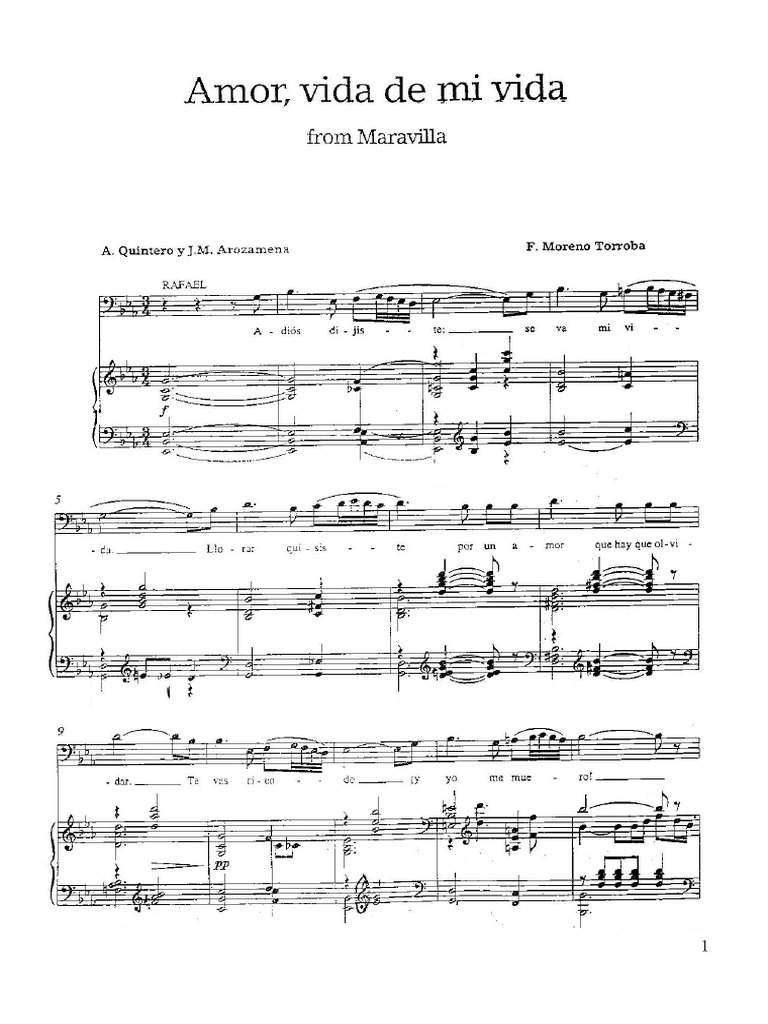 Amor Vida de Mi Vida PDF | PDF