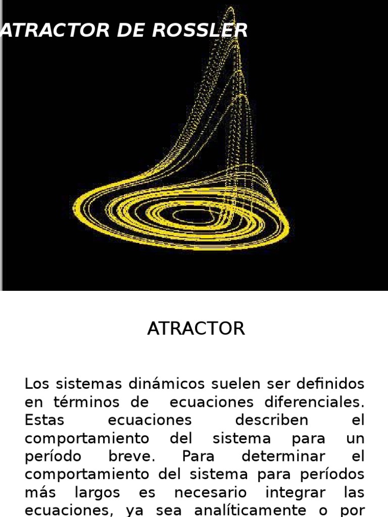 Exposicion Atractor de Rossler | PDF