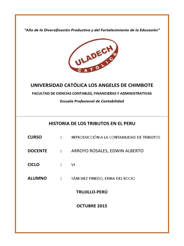 Historia de Los Tributos | PDF | Imperio Inca | Impuestos