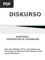 Ano Ang Diskurso | PDF