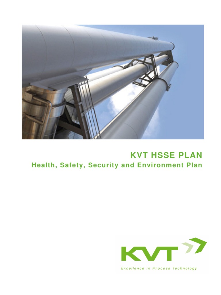 KVT Hsse Plan: Health, Safety, Security and Environment Plan | PDF ...