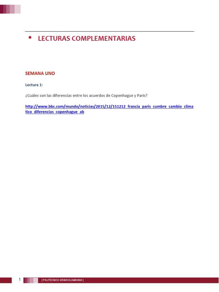 Lecturas U1 Semana1 Sostenible | PDF