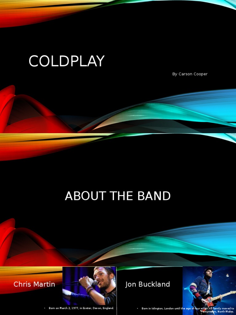 Coldplay Powerpoint 1 | PDF
