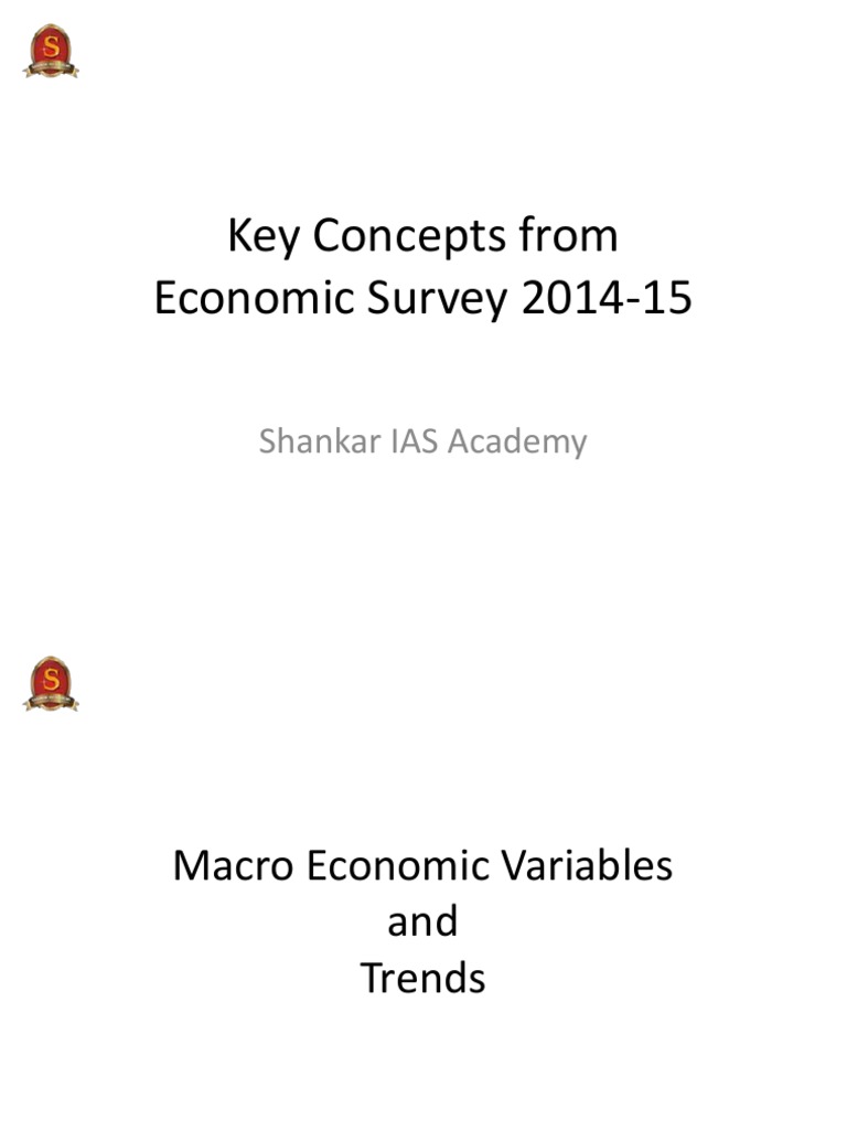 Economic Survey 2014-15 Key Insights | PDF | Fiscal Policy | Taxes