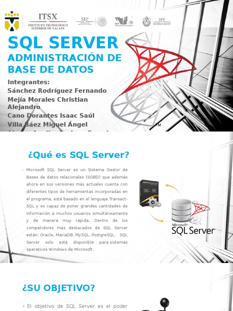 SQL Server | PDF | Servidor SQL de Microsoft | SQL