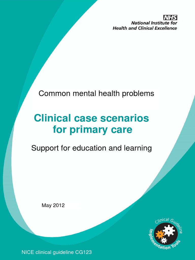 Clinical Case Scenarios For Primary Care: Common Mental Health Problems ...