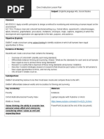 week 7 lesson plan 1 | Lesson Plan | Physics & Mathematics