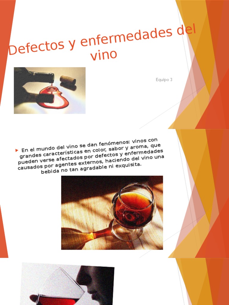 Defectos y Enfermedades Del Vino | PDF | Vino | Uva