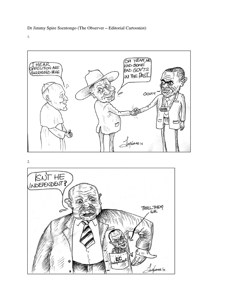 Editorial Cartoons by Dr. Ssentongo | PDF