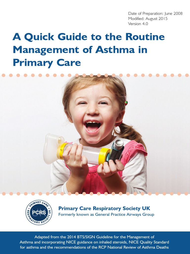 A Quick Guide To The Routine Management of Asthma in Primary Care | PDF ...