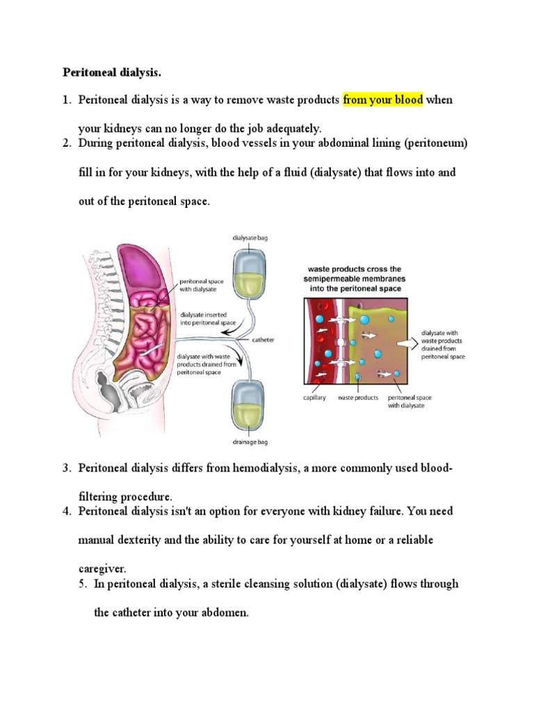 Peritoneal Dialysis | PDF | Dialysis | Peritoneum