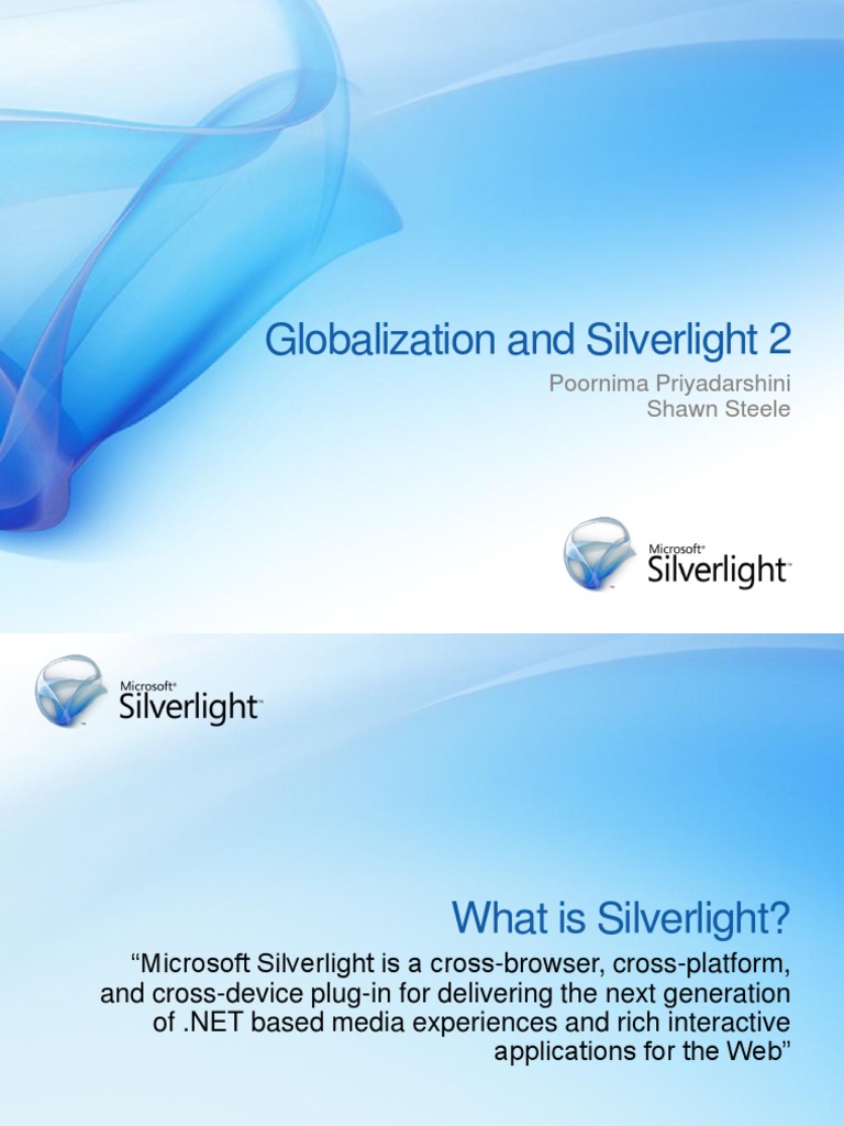 Globalization and Silver Light | PDF | Microsoft Silverlight ...