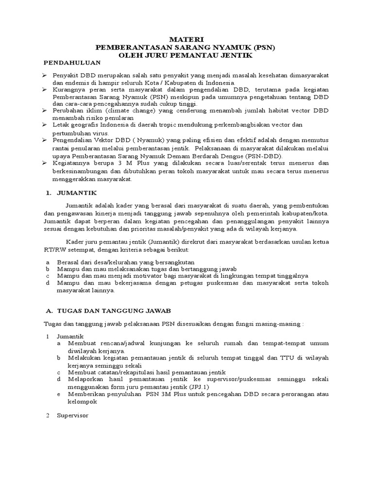 Materi Jumantik | PDF | Sains & Matematika