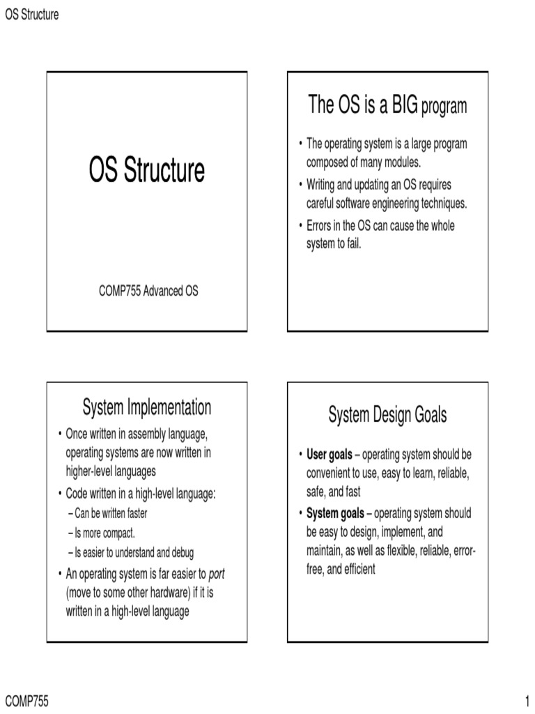 Os Os ST T ST T Os Os Structure Structure: Theosisabig | PDF | Java Virtual Machine | Operating ...