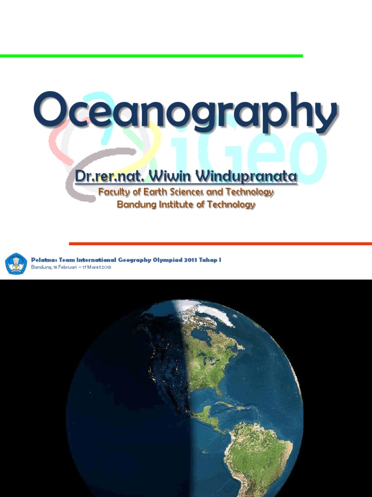 Oceanography Meaning