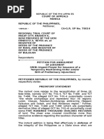 Petition For Review On Certiorari - Rule 45 Sample | PDF | Declaratory Judgment | Judgment (Law)