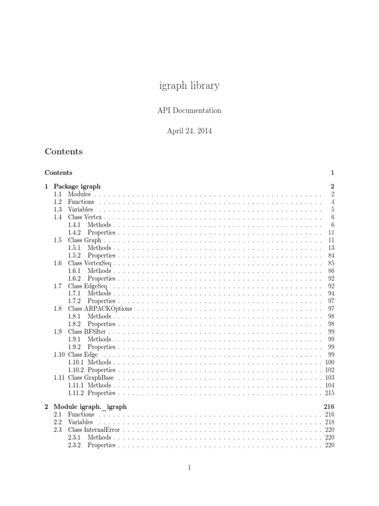 Python Igraph Pdf Vertex Graph Theory Combinatorics 0948