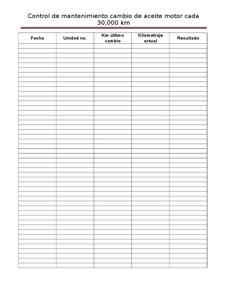 Cambio de Aceite Motor | PDF