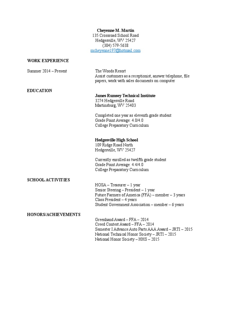 Cheyenne M. Martin | PDF | Career & Growth