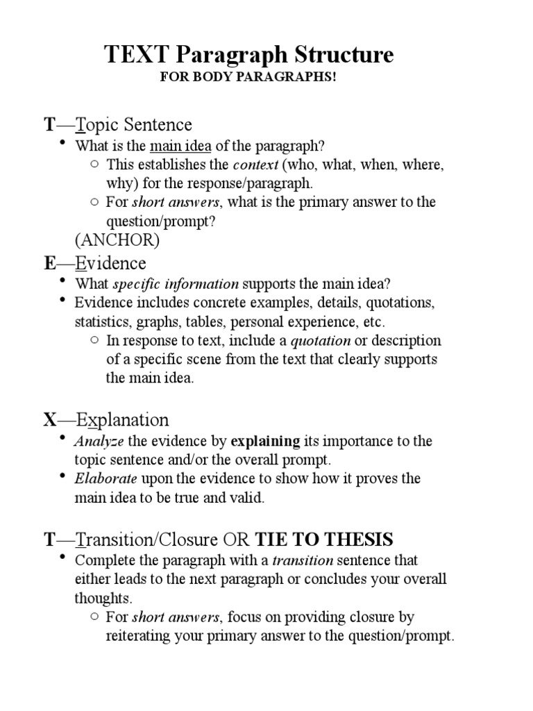 Writing Effective Paragraphs | PDF