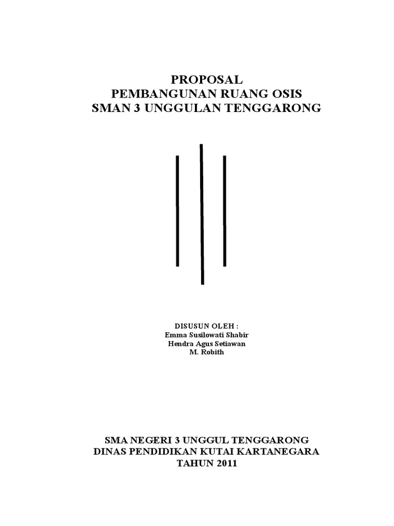 Contoh Proposal Pembangunan Ruangan Sekolah | PDF