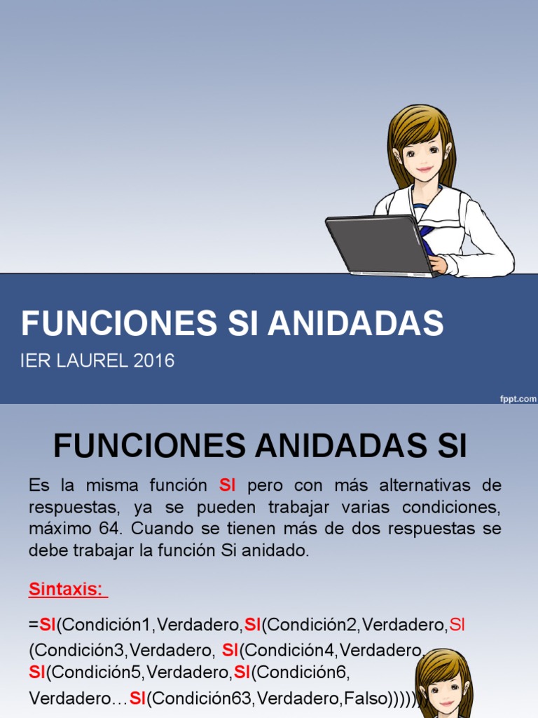 Funciones SI Anidadas en Excel | PDF | Métodos y materiales de enseñanza