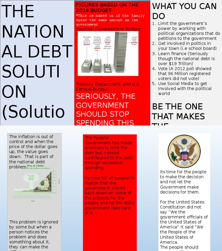 Solutions to National Debt Crisis | PDF