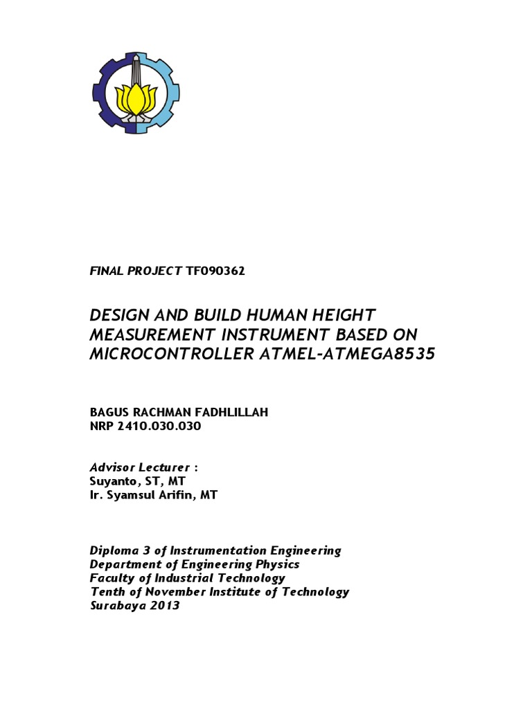 Human Height Measurement Device Design | PDF